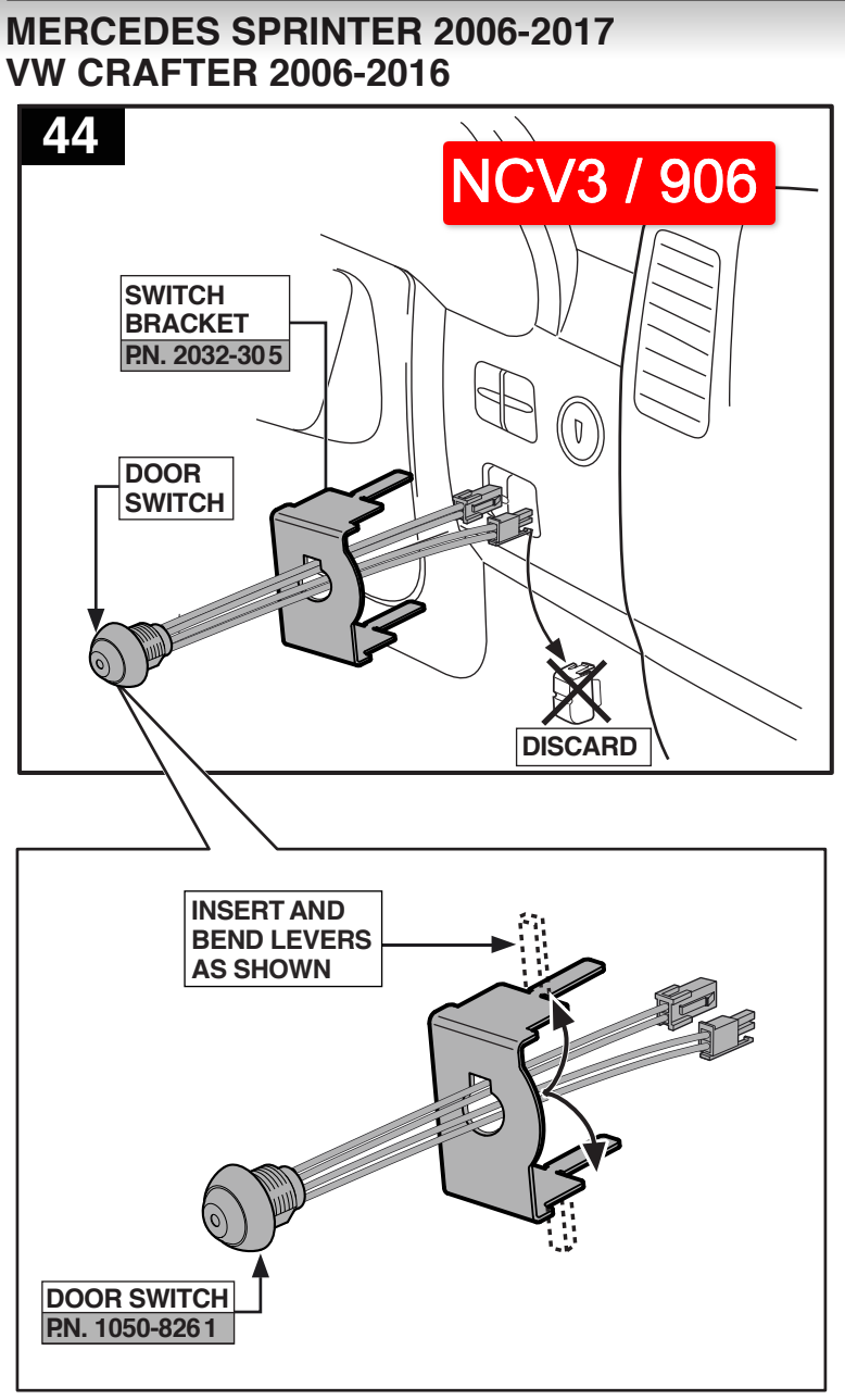 NCV3 / VS30 Alex Original ESD Electric Sliding Door Dash Round Button ...